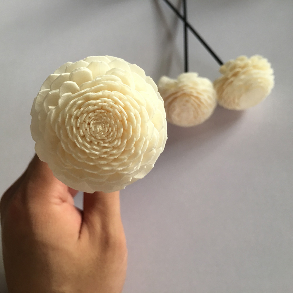 3pcs Flower Rattan Reeds Fragrance Diffuser Non-fire Replacement Refill ...