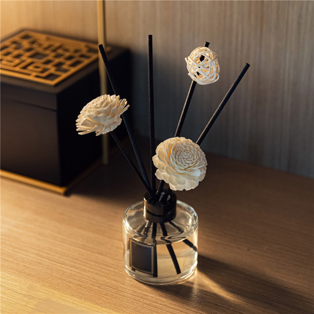 3pcs Flower Rattan Reeds Fragrance Diffuser Non-fire Replacement Refill ...