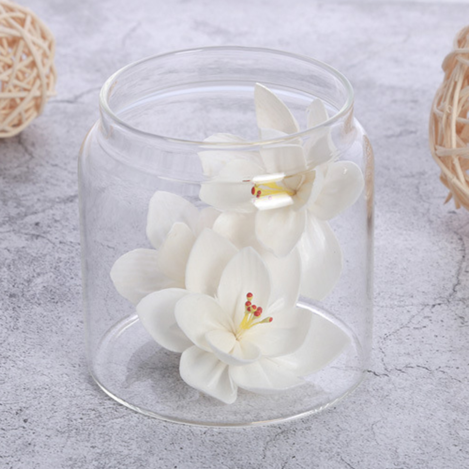 3pcs Flower Rattan Reeds Fragrance Diffuser Non-fire Replacement Refill ...